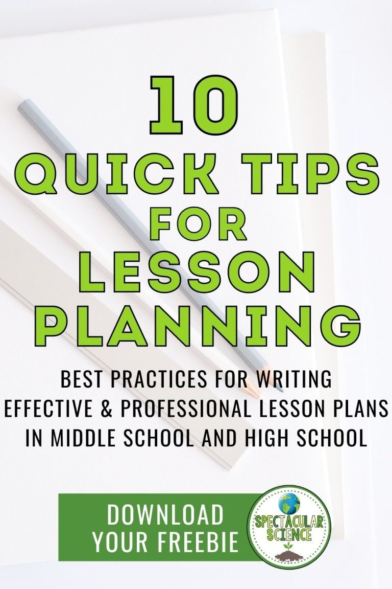 10 Quick And Simple Tips For Writing An Effective Lesson Plan ...