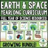 Earth And Space Science Curriculum Full Year Bundle - Lesson Plans ...