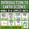 Intro To Earth Science Unit Bundle Meteorology, Oceanography, Geology ...