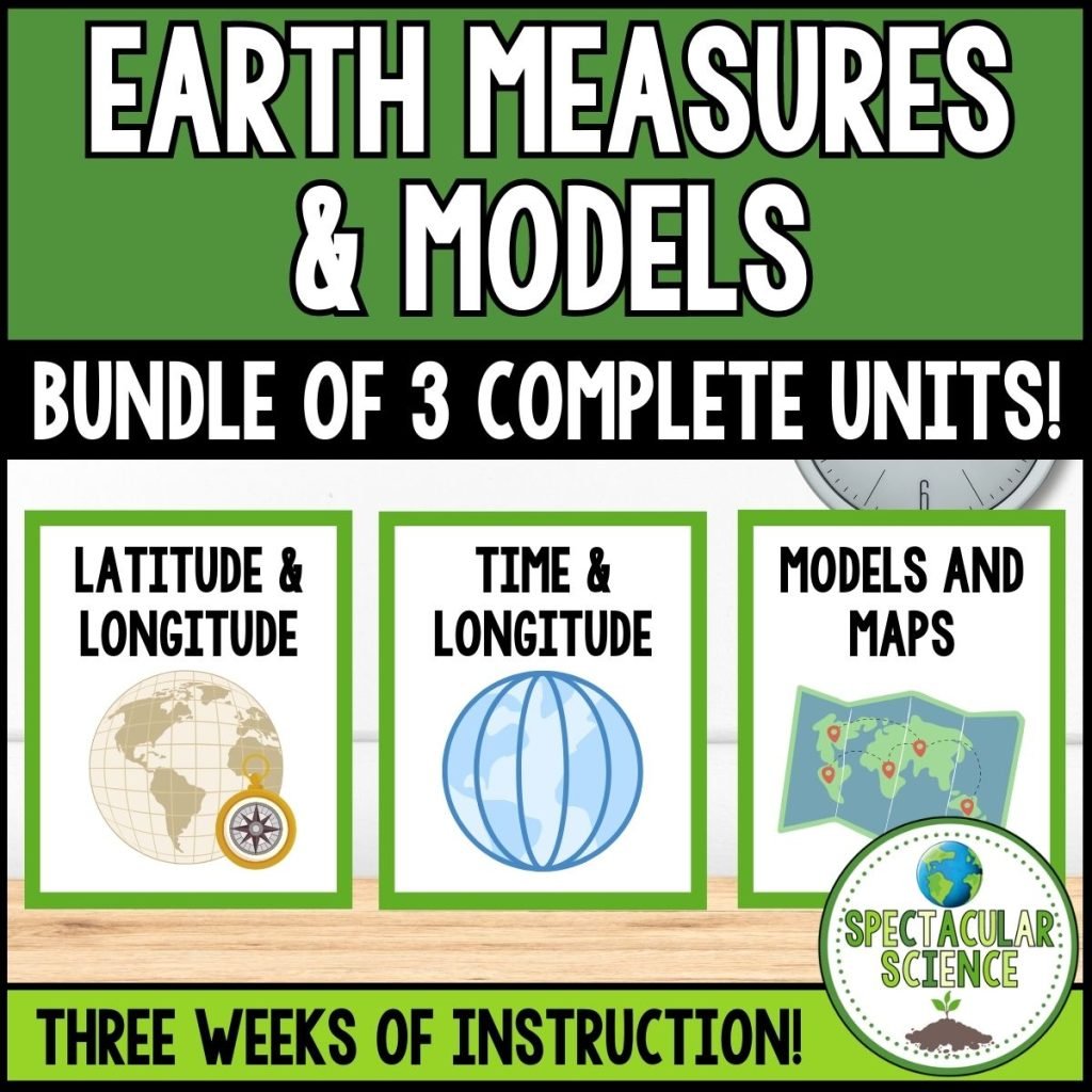 Earth Measures And Models Bundle - Latitude And Longitude, Lessons ...