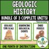 Geologic History Unit Bundle | Spectacular Science