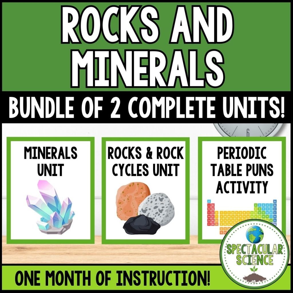 Rocks And Minerals Unit Bundle | Spectacular Science