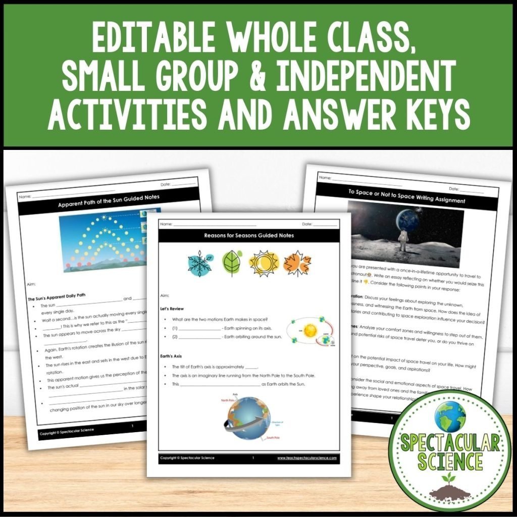 Studying Space Unit Bundle | Spectacular Science