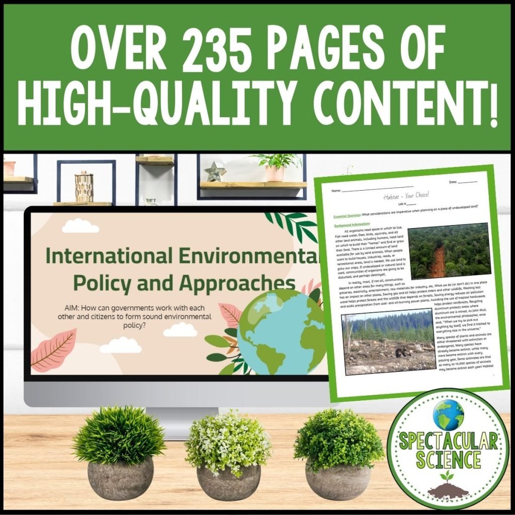 Land Usage, Environmental Economics And Policy Unit Bundle ...