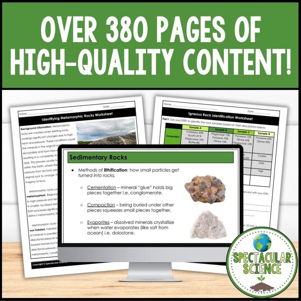 Rocks And Minerals Unit Bundle | Spectacular Science