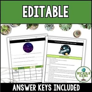 Astronomy Review & Assessment Bundle | Spectacular Science