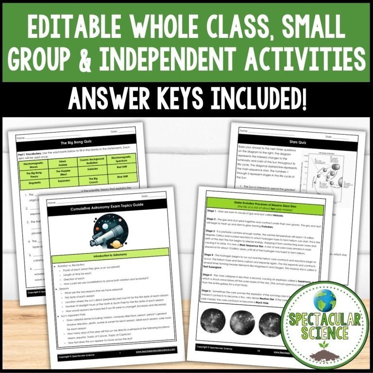 Astronomy Unit Bundle | Spectacular Science