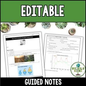 Dew Point & Relative Humidity Presentation & Guided Notes - Weather ...