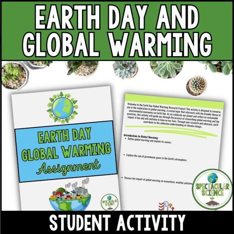 Earth Day Global Warming Research Assignment | Spectacular Science