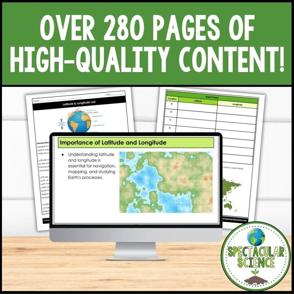 Earth Measures And Models Bundle - Latitude And Longitude, Lessons ...