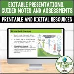 Earth's Atmosphere Unit Bundle - Climate, Layers, Water Cycle, Heat ...