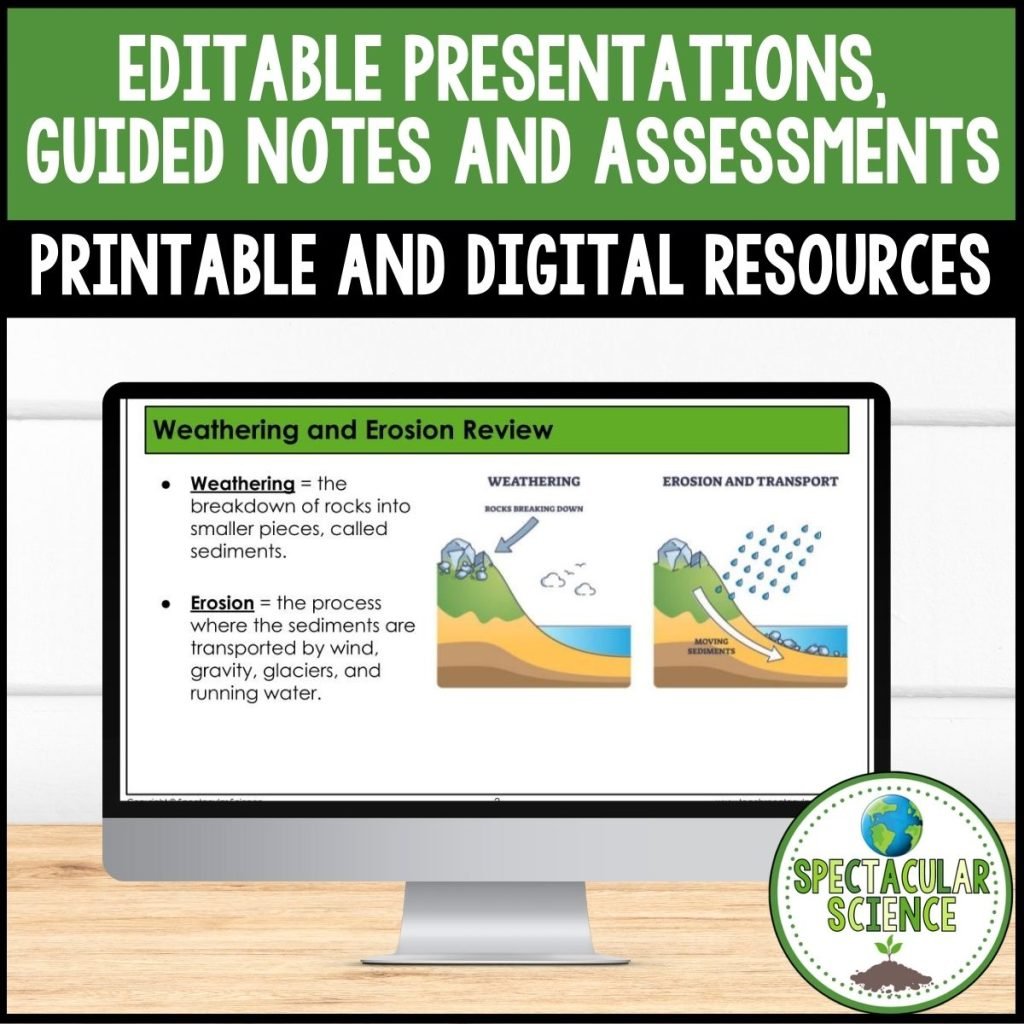 Earth's Surface Processes Unit Bundle | Spectacular Science