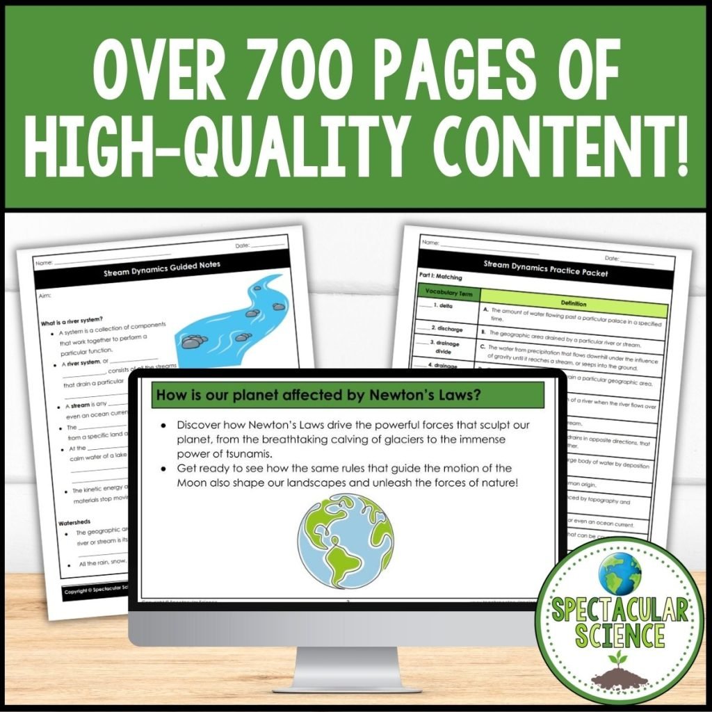 Earth's Surface Processes Unit Bundle | Spectacular Science