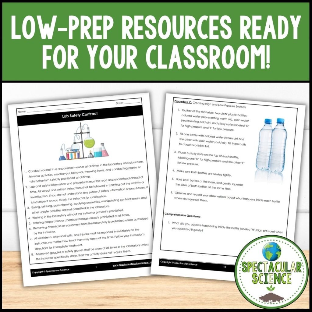 Earth And Space Science Lab Bundle Full Year - Safety Contract ...