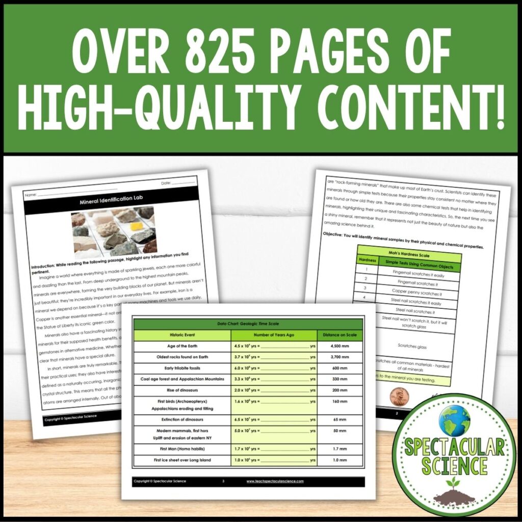 Earth And Space Science Lab Bundle Full Year - Safety Contract ...