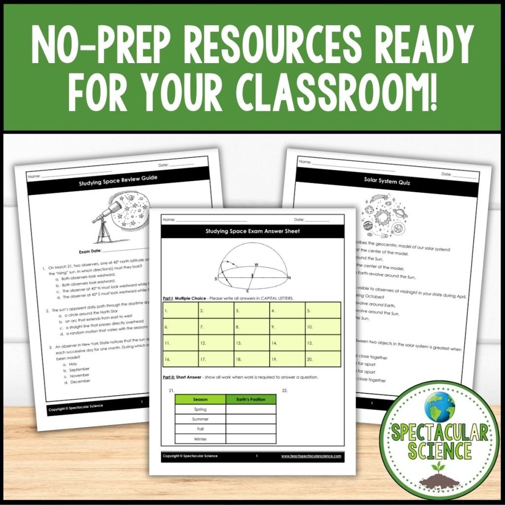 Earth Science Full Year Review & Assessment Bundle | Spectacular Science