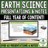 Full Year Of Earth Science Presentations & Guided Notes | Spectacular ...