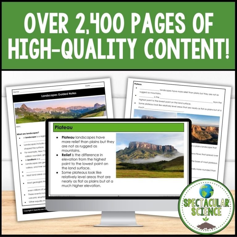 Full Year Of Earth Science Presentations & Guided Notes | Spectacular ...