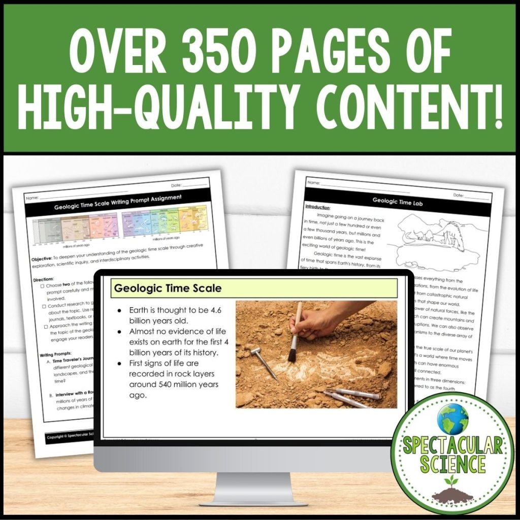 Geologic History Unit Bundle | Spectacular Science