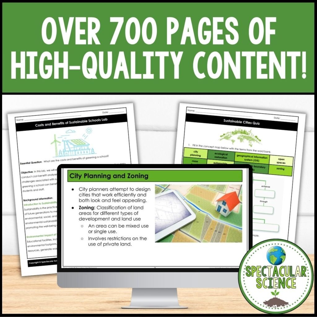 Humans And The Environment Unit Bundle | Spectacular Science