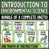Introduction To Environmental Science Unit Bundle | Spectacular Science