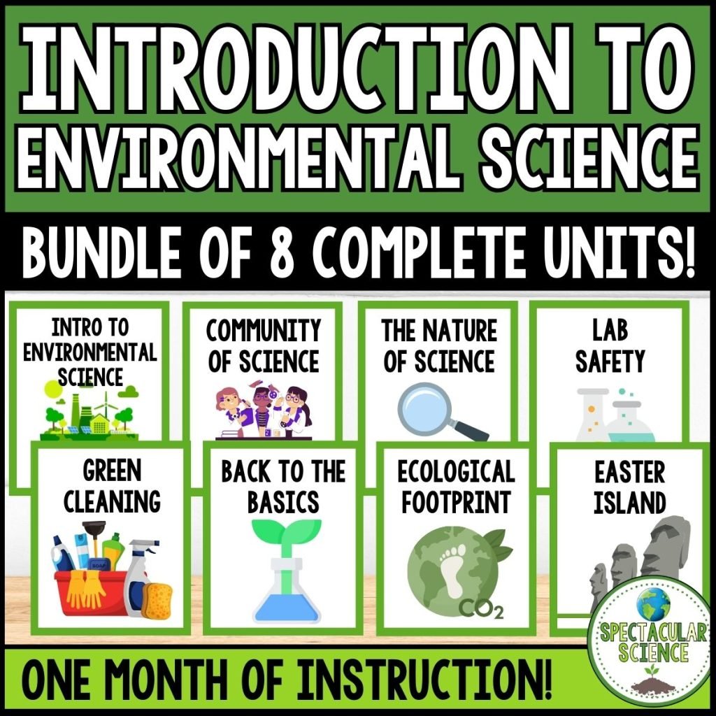 Introduction To Environmental Science Unit Bundle | Spectacular Science