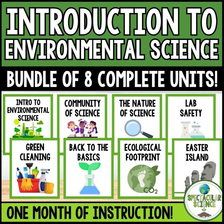 Introduction To Environmental Science Unit Bundle | Spectacular Science