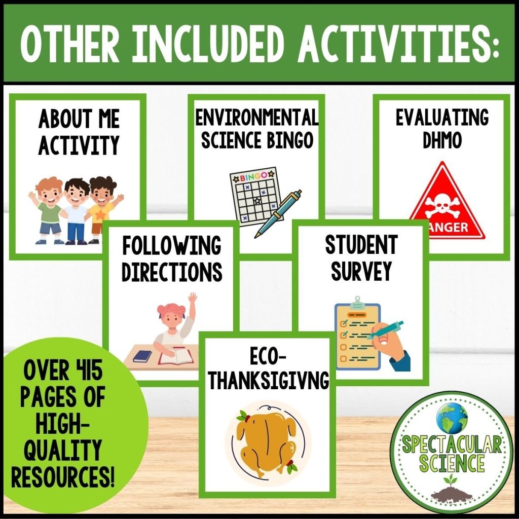 Introduction To Environmental Science Unit Bundle | Spectacular Science