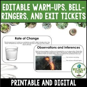 Introduction To Earth Science Task Cards | Warm-Ups | Exit Slips ...