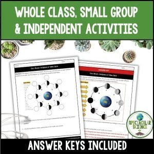 Moon, Eclipses, And Tides Unit - Labs, Activities, Lesson Plans, Guided ...