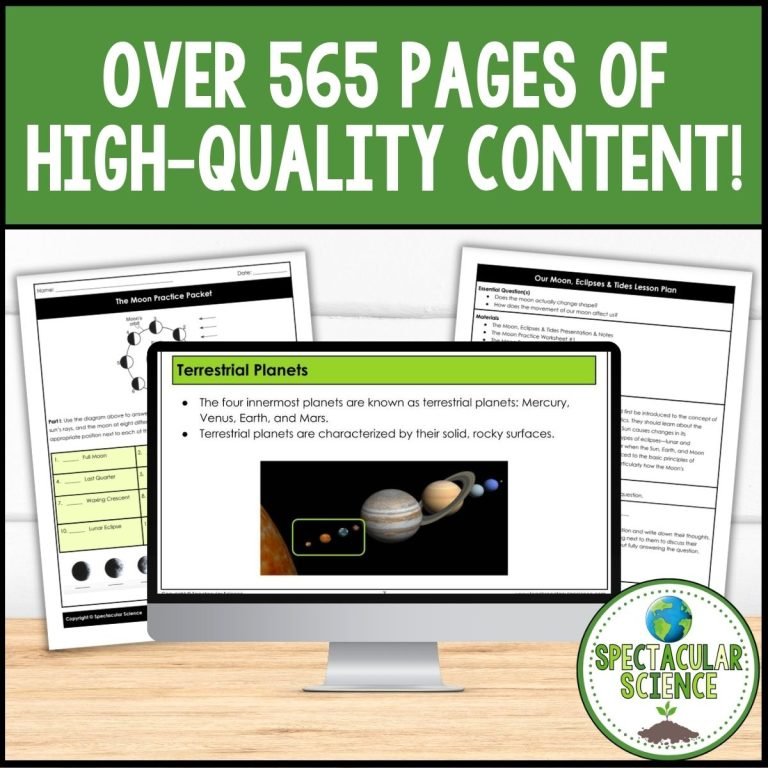 Solar System Bundle - Astronomy Activities, Worksheets, Sun Moon And ...