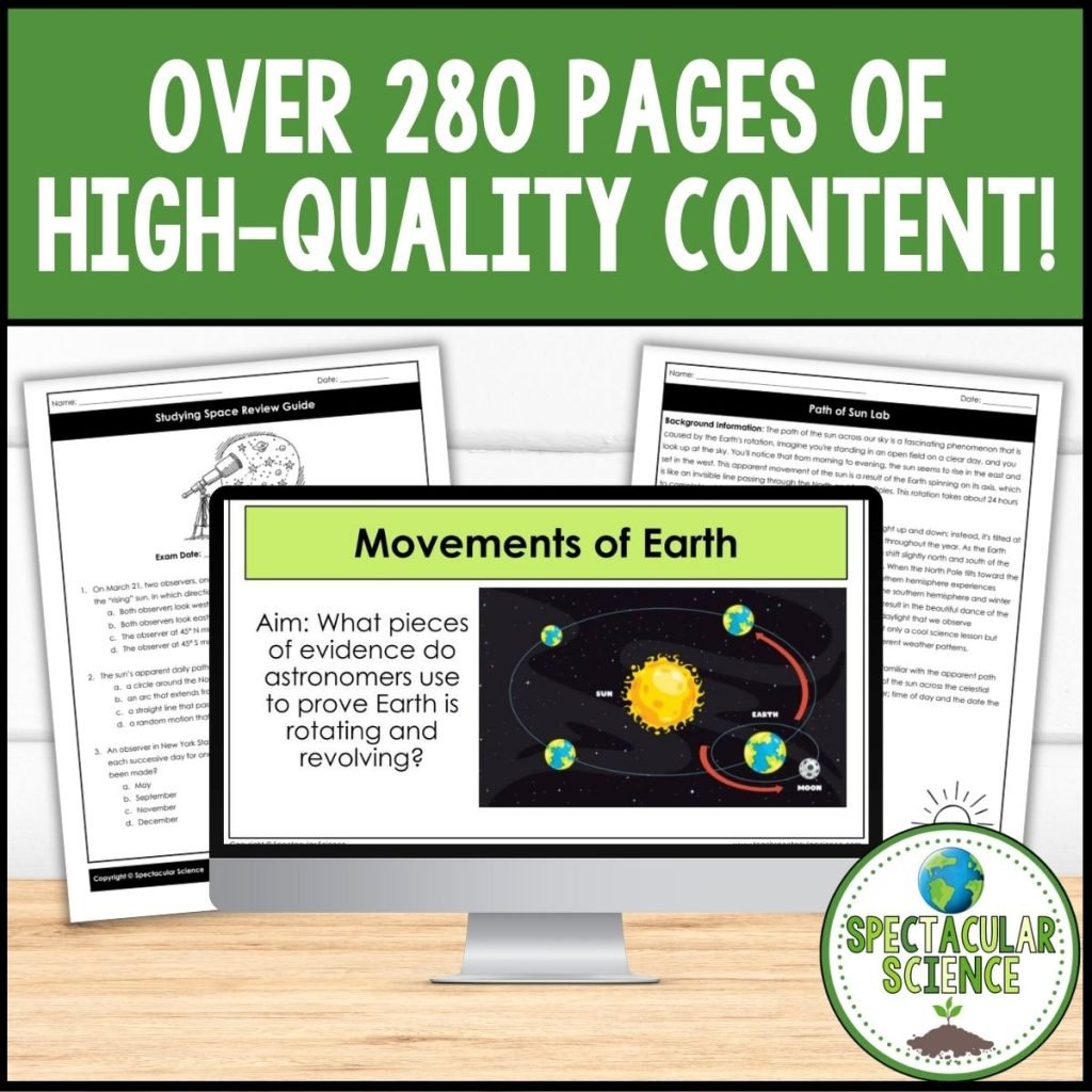 Studying Space Unit Bundle | Spectacular Science