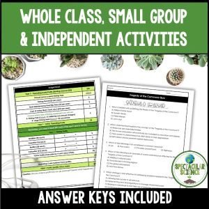 Tragedy Of The Commons Unit | Spectacular Science