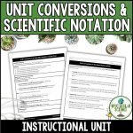Unit Conversions And Scientific Notation Unit - Notes, Measurement ...