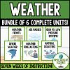 Weather Unit Bundle | Spectacular Science