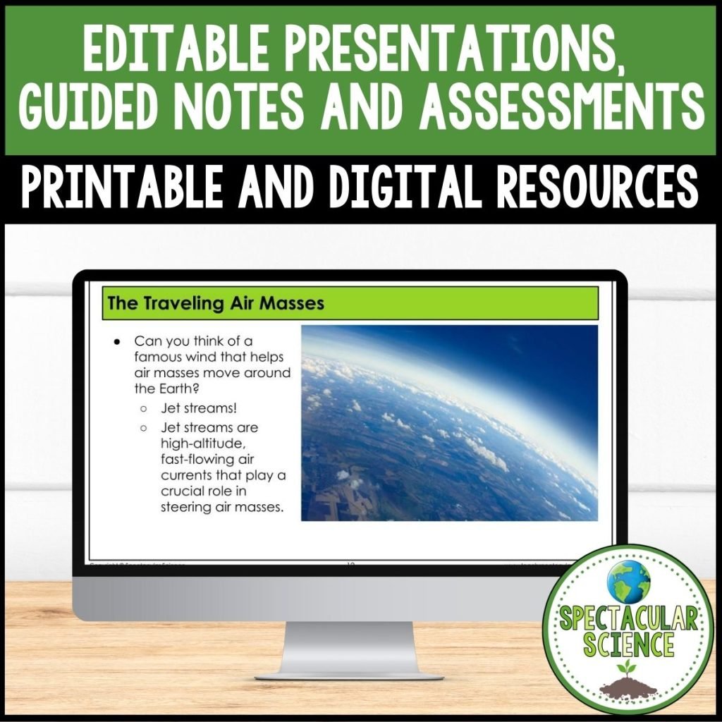 Weather Unit Bundle - Severe, Air Masses, Fronts, Air Pressure ...