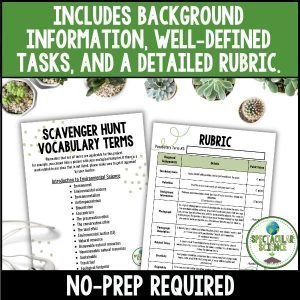 Environmental Science Scavenger Hunt Project - Ecology, Sustainability ...