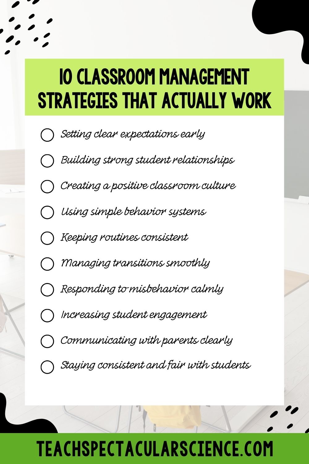 10 Tried And True Classroom Management Strategies For Secondary Teachers