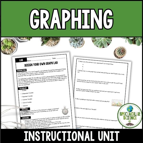 Science Graphing Unit - Data Representation, Interpretation, Analysis ...