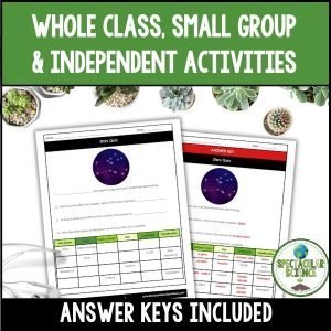 Classification And Life Cycle Of Stars Unit | Spectacular Science