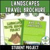 Landscapes And Landforms Travel Brochure Project | Spectacular Science