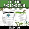 Latitude And Longitude Lab - Measuring Earth's Surface Worksheets ...