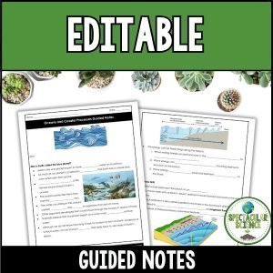 Oceans And Coastal Processes Presentation & Guided Notes | Spectacular ...