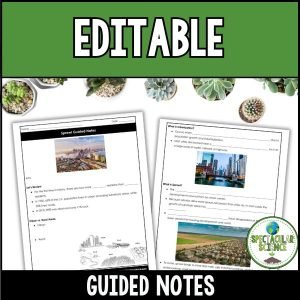 Sprawl Presentation And Guided Notes - Urbanization, Human Impact ...