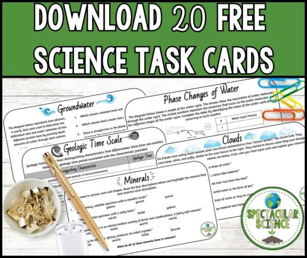 6 Reasons To Use Task Cards In Your Science Class | Spectacular Science