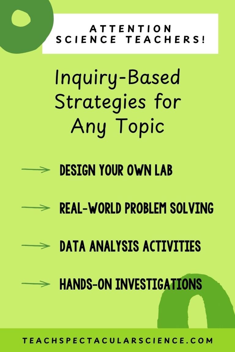 How To Make Inquiry-Based Learning Part Of Your Science Lessons ...