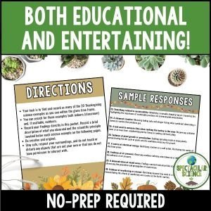 Thanksgiving Science Activity - Scavenger Hunt, Worksheet, Biology ...