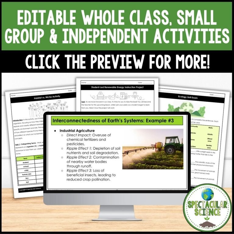 Environmental Science Full Year Curriculum & Vocabulary Word Wall Set ...