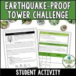 Earthquake Proof Building Worksheet - Activity, STEM Challenge ...
