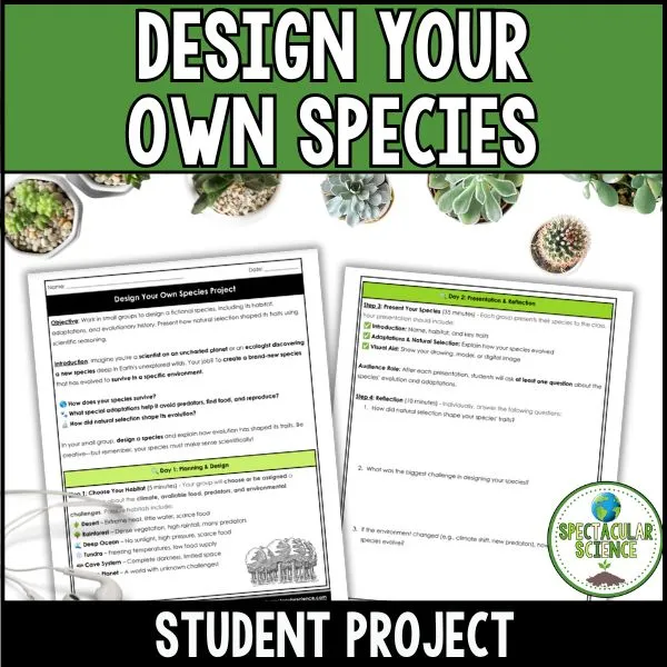 Design Your Own Species Project | Spectacular Science